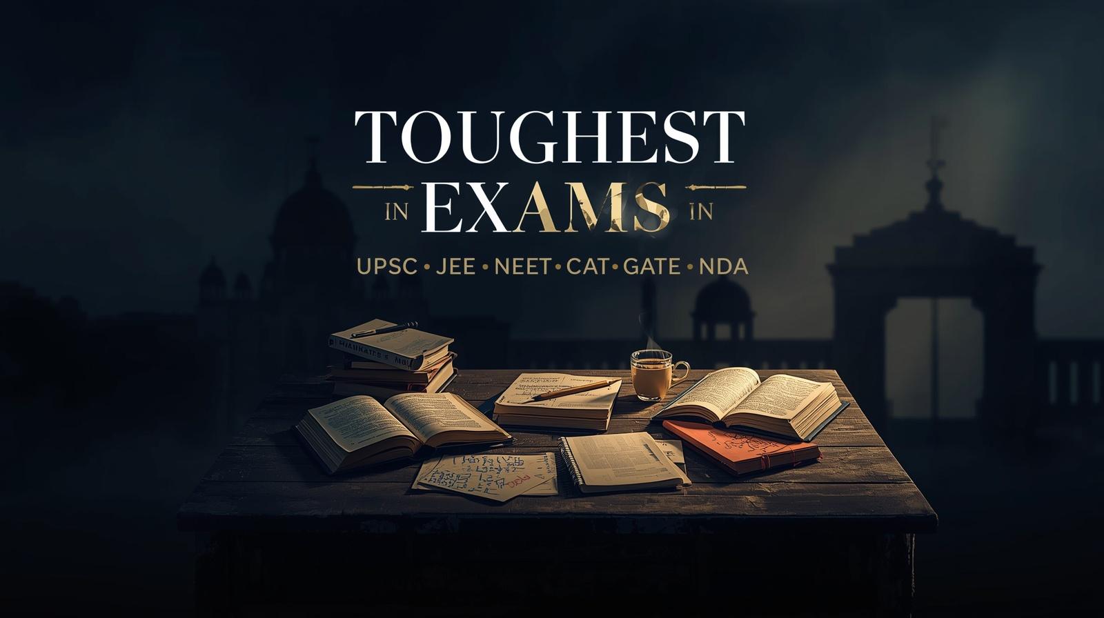 Toughest Exams in India Ranked by Difficulty